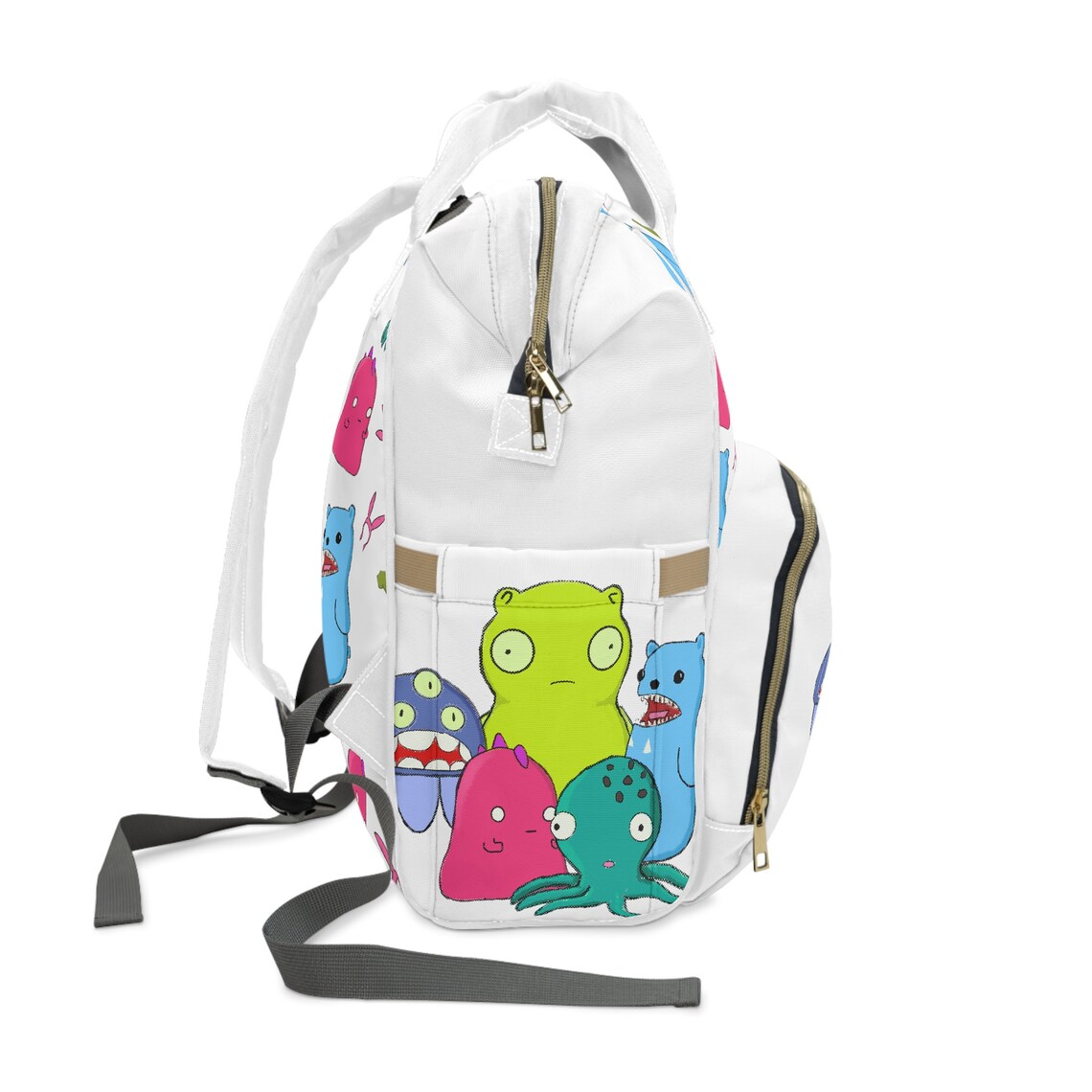 Kuchi Kopi Bobs Burgers Backpack Diaper Bag, Louis Belcher Bag ...