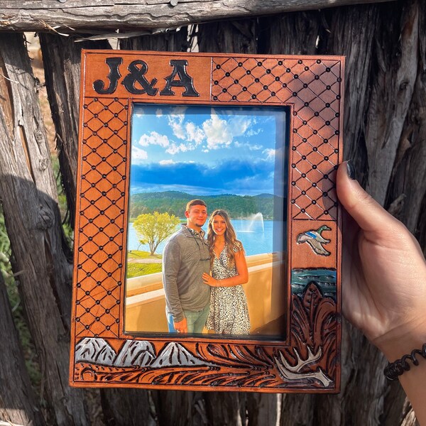 Leather Frame - Etsy