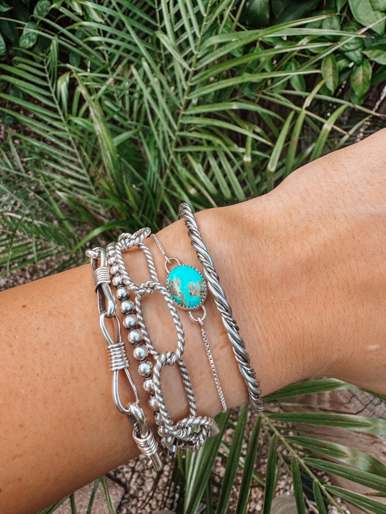 Double Twisted Rope Cuff Bracelet - Etsy