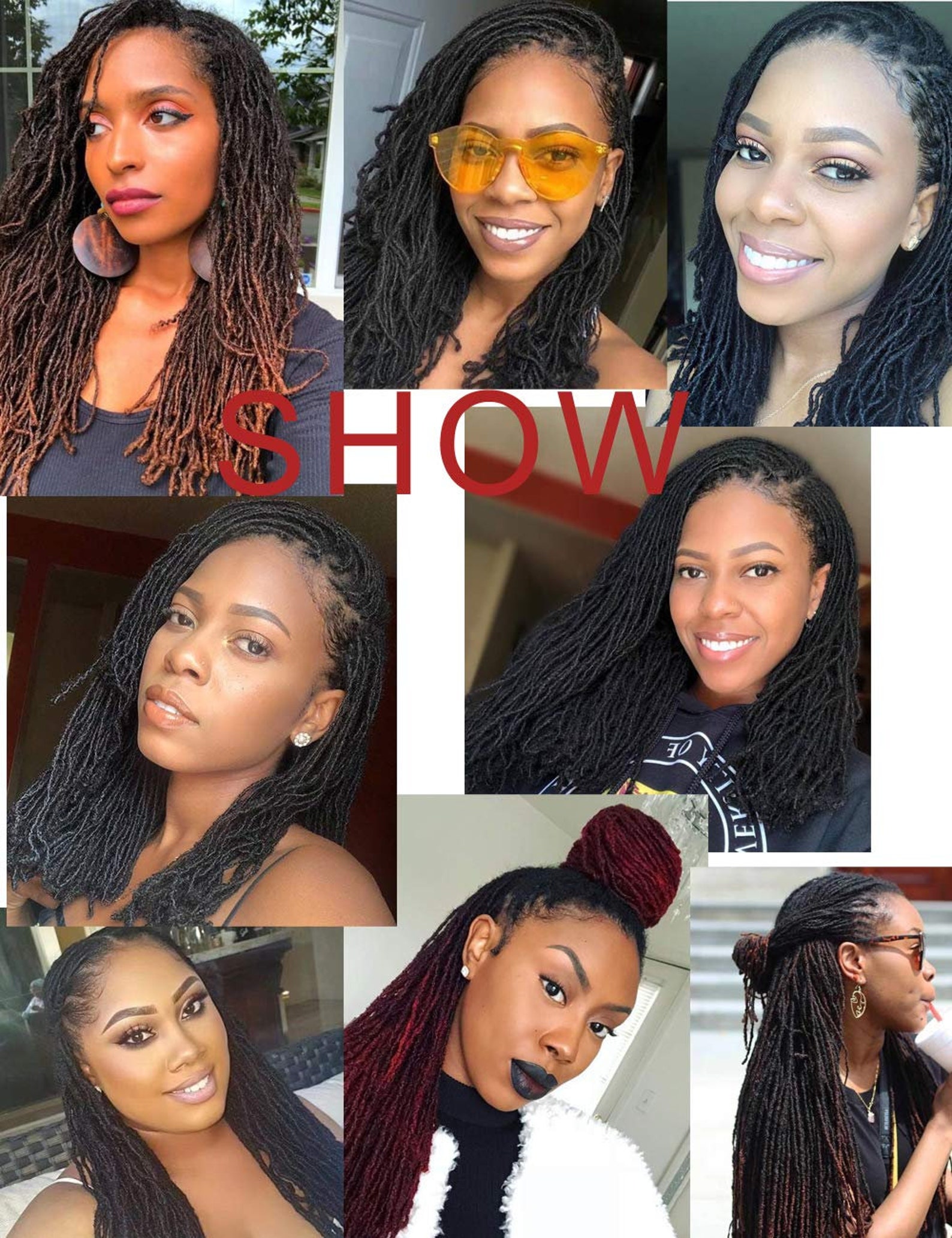 Crochet Hair Micro Locs 18inch 6packs Soft Soft Sister Locs Etsy