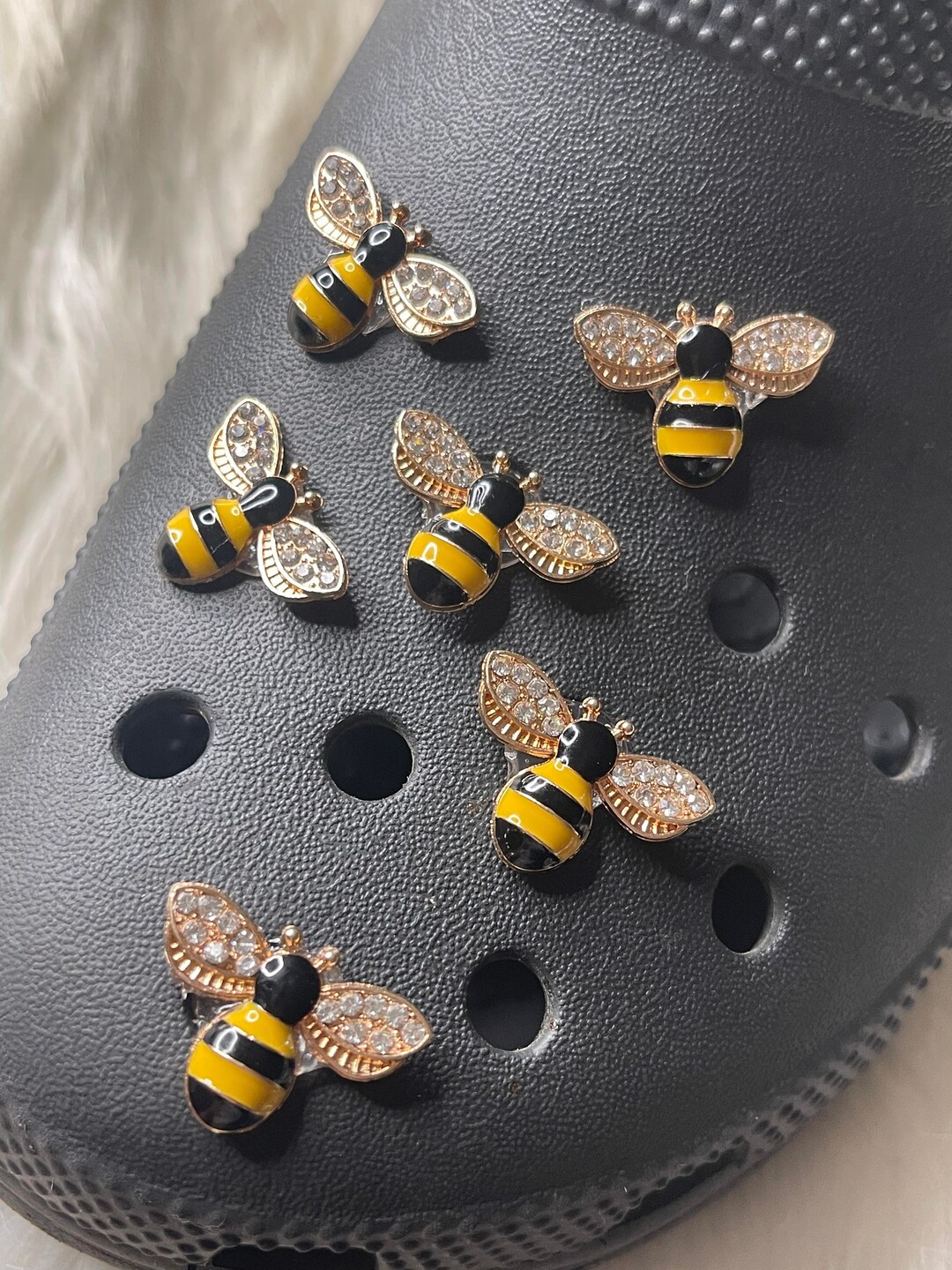 Handmade Bumblebee Bumble Bee Croc Charm - Etsy