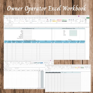 Owner Operator Expense Spreadsheet - Etsy
