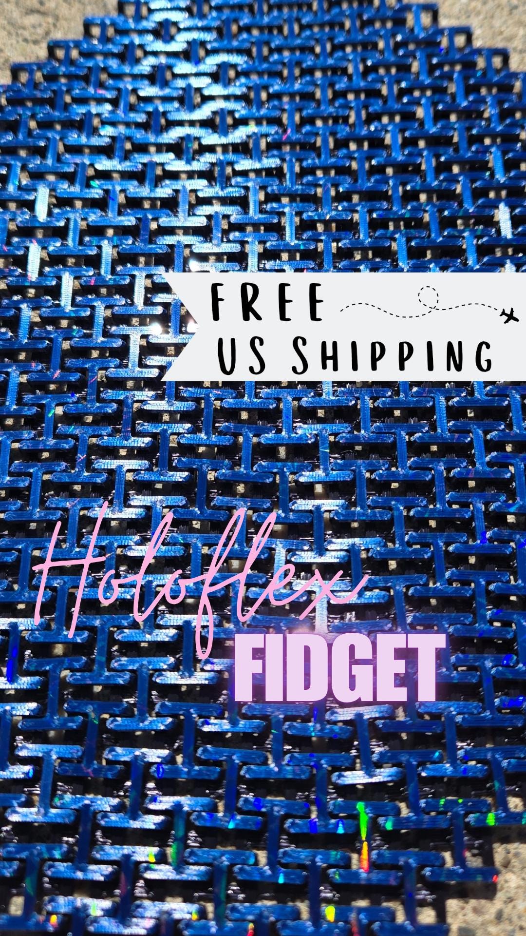 Yzma Inspired Holoflex 3D Printed Chainmail Fidget Sheet –holographic ...