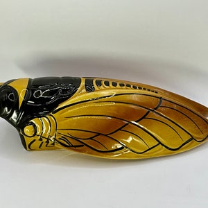 Stunning French Vintage Large Ceramic Cicada Planter Pot Wall Hanging ...