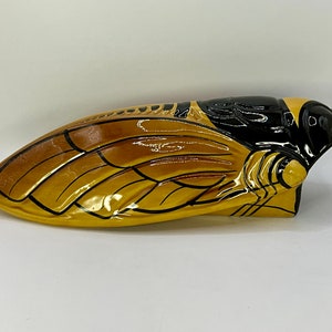 Stunning French Vintage Large Ceramic Cicada Planter Pot Wall Hanging ...
