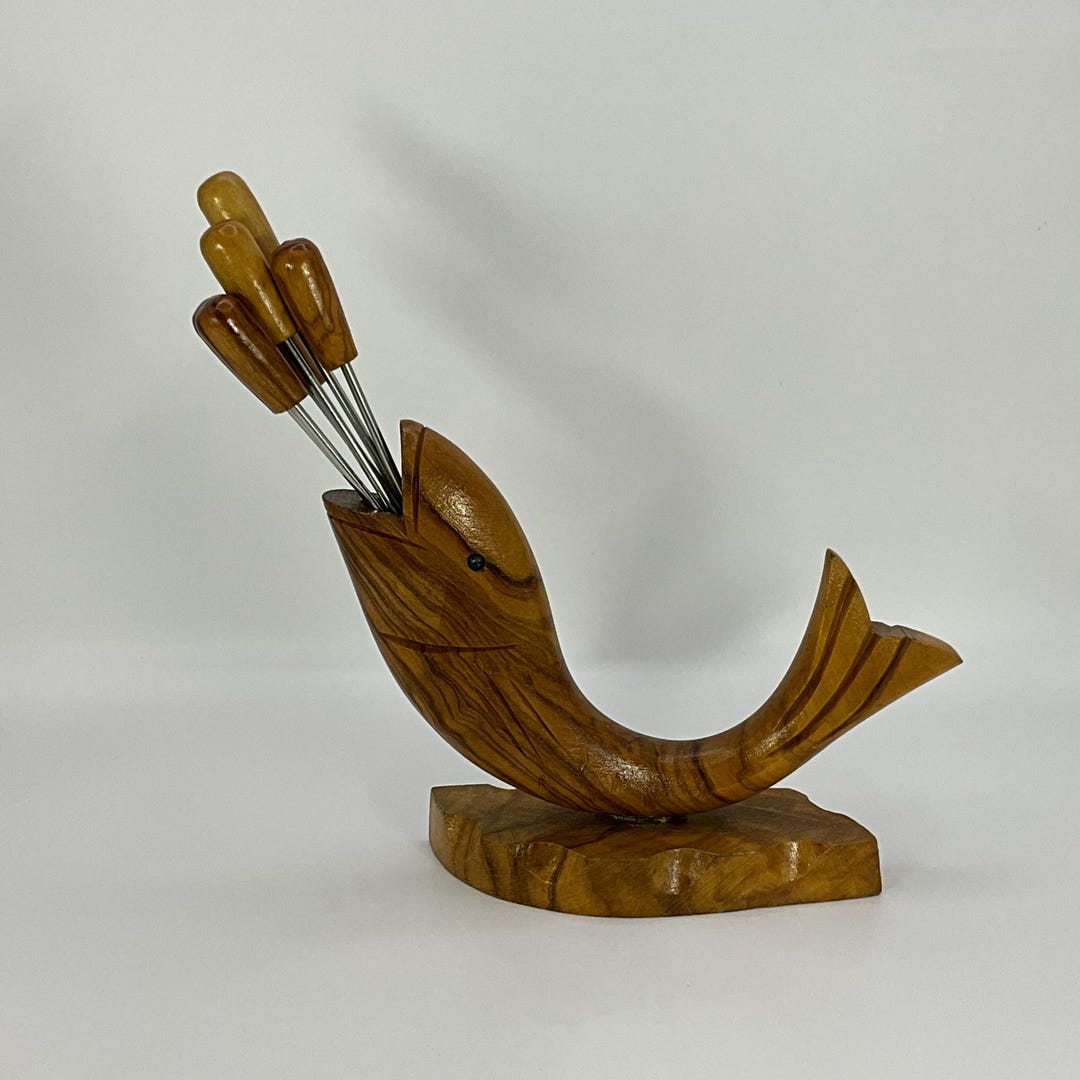 Delightful French Vintage Hand Made Set of 6 Picks / Tapas Forks ...