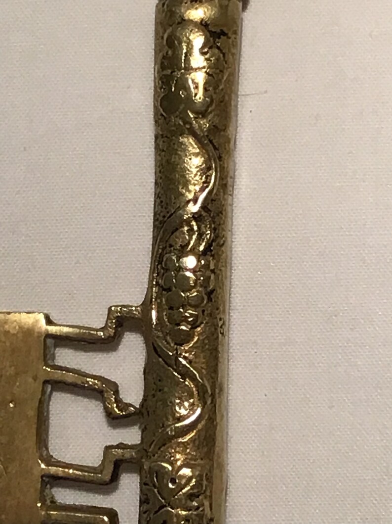 Stunning French Vintage Ornate Solid Brass Chateau Key Bottle Opener ...