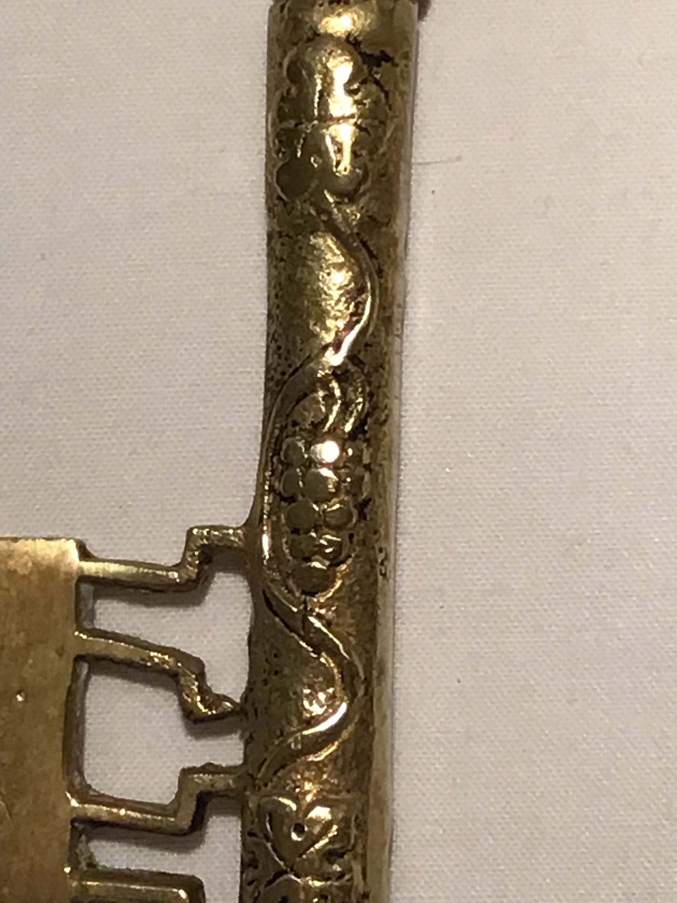 Stunning French Vintage Ornate Solid Brass Chateau Key Bottle Opener ...