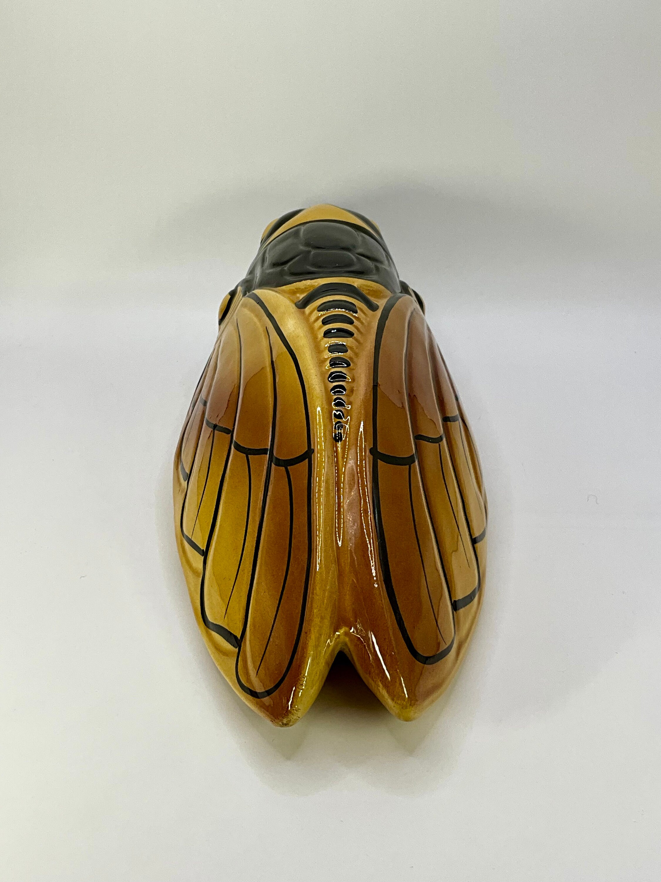 Stunning French Vintage Large Ceramic Cicada Planter Pot Wall Hanging ...