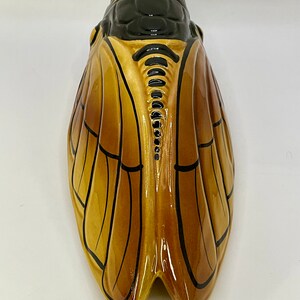 Stunning French Vintage Large Ceramic Cicada Planter Pot Wall Hanging ...
