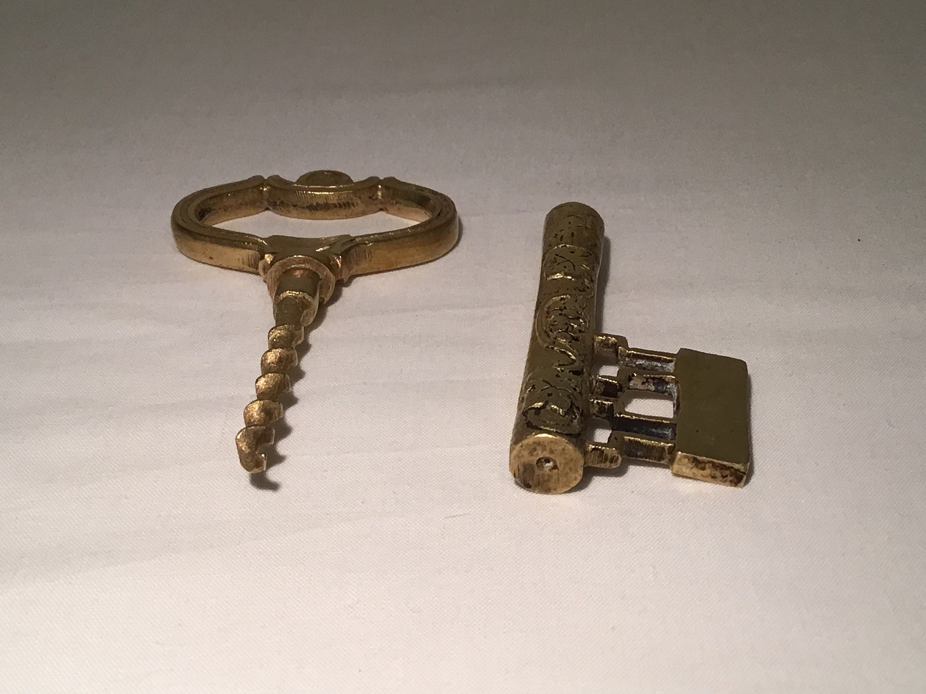 Stunning French Vintage Ornate Solid Brass Chateau Key Bottle Opener ...