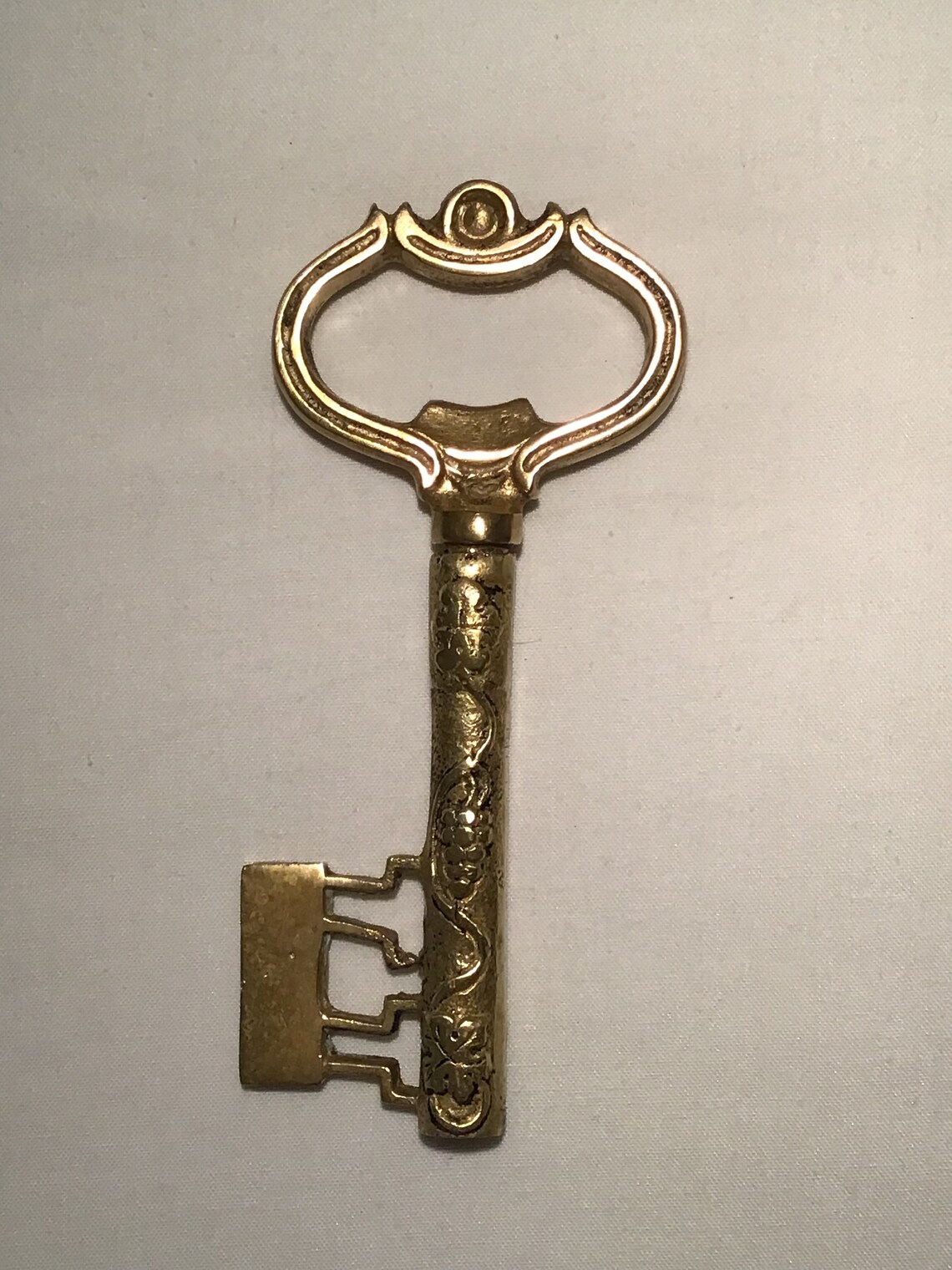 Stunning French Vintage Ornate Solid Brass Chateau Key Bottle Opener ...