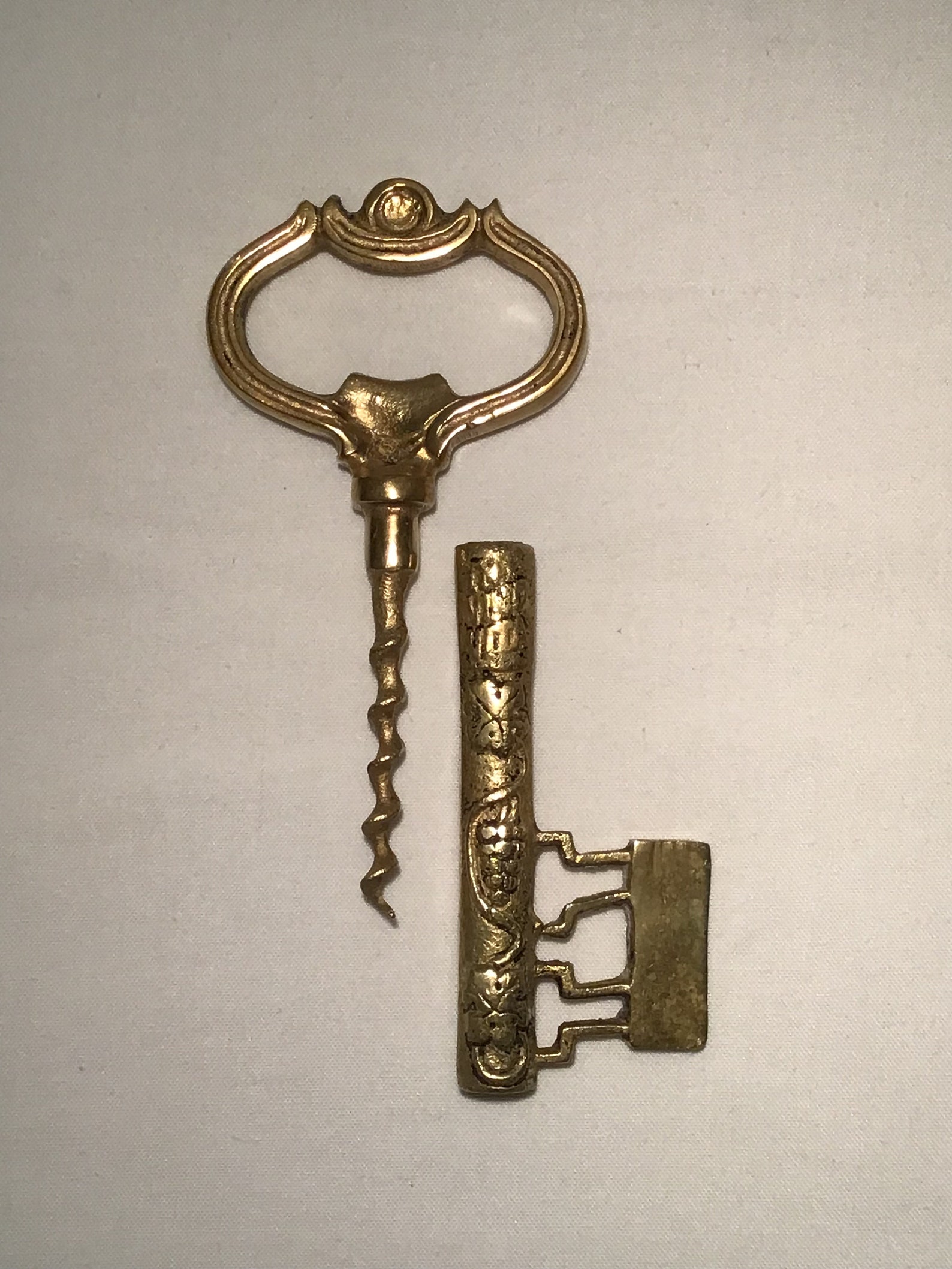 Stunning French Vintage Ornate Solid Brass Chateau Key Bottle Opener ...