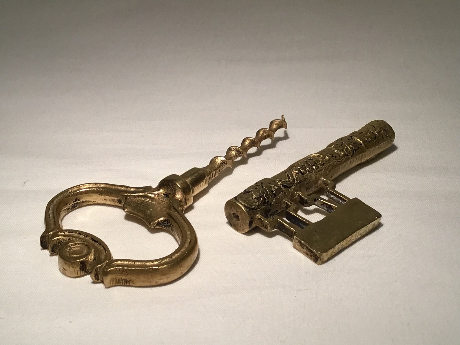 Stunning French Vintage Ornate Solid Brass Chateau Key Bottle Opener ...