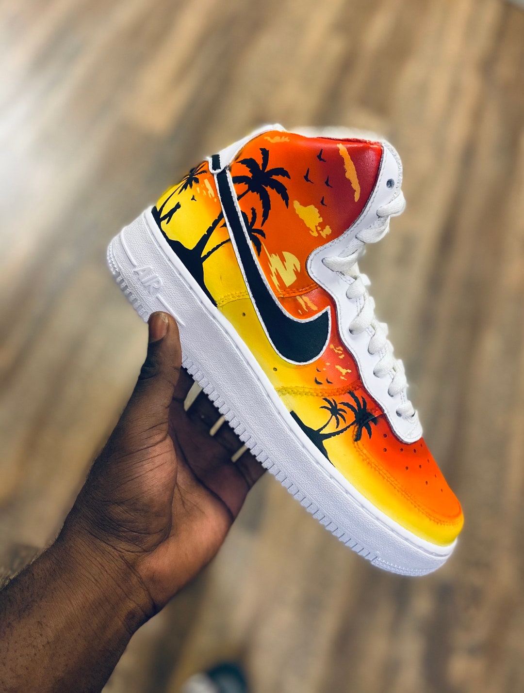 Af1 Customs Beach Sunset - Etsy