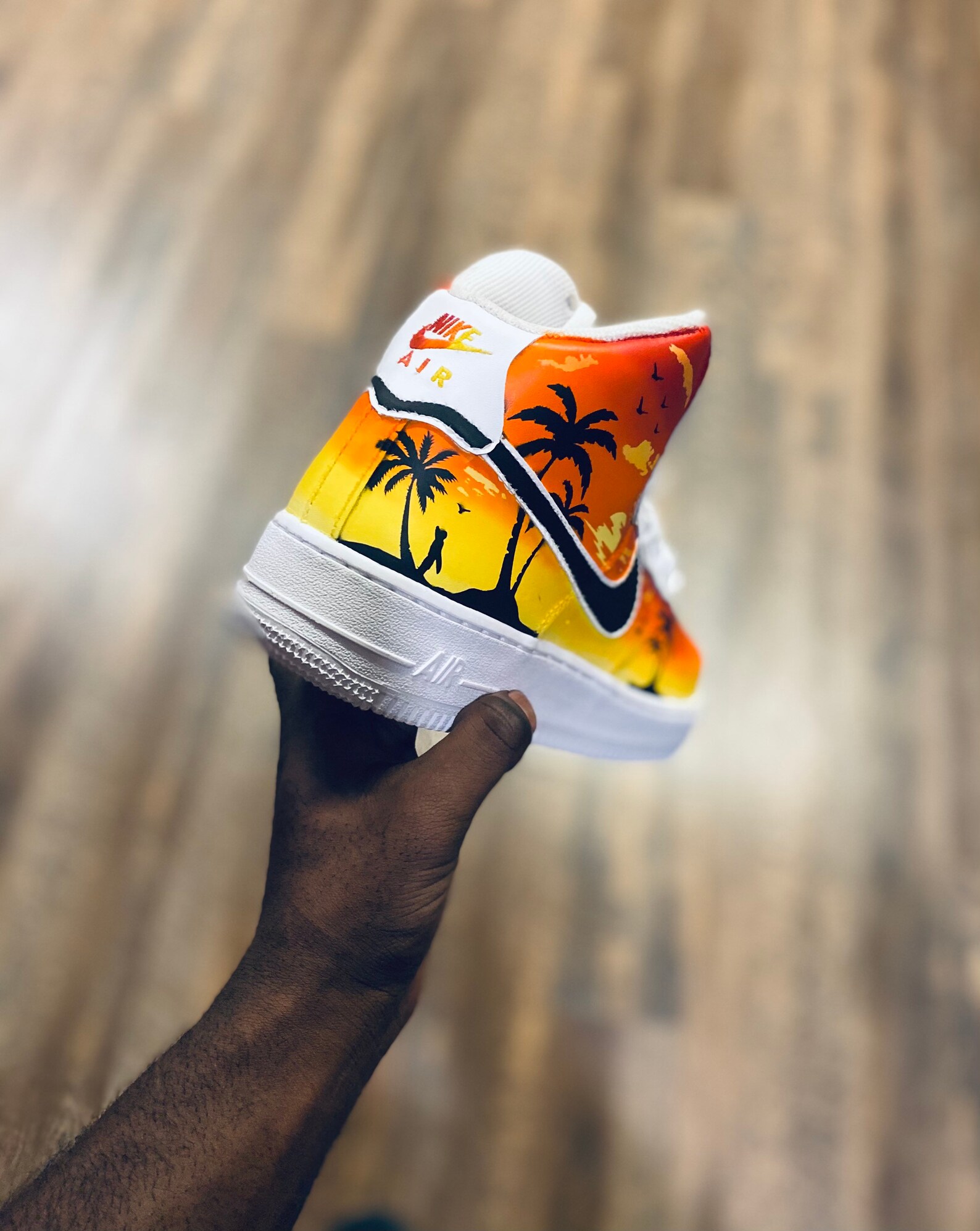 Af1 Customs Beach Sunset - Etsy