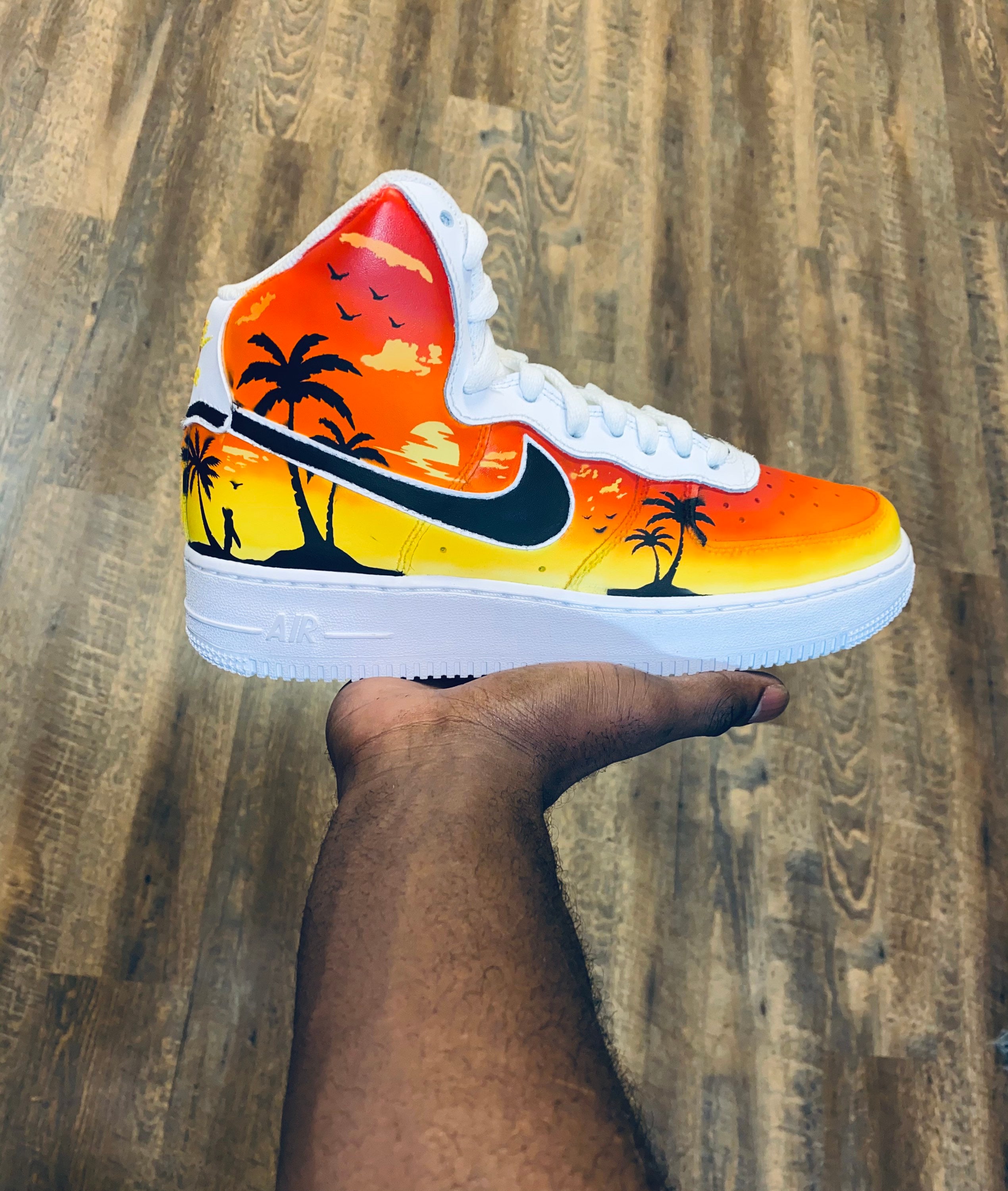 Af1 Customs Beach Sunset - Etsy