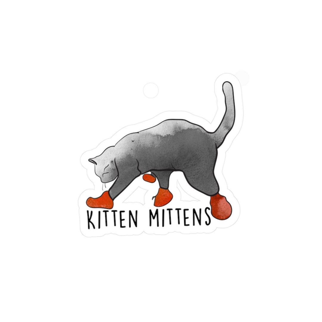 Kitten Mittens. Always Sunny - Etsy