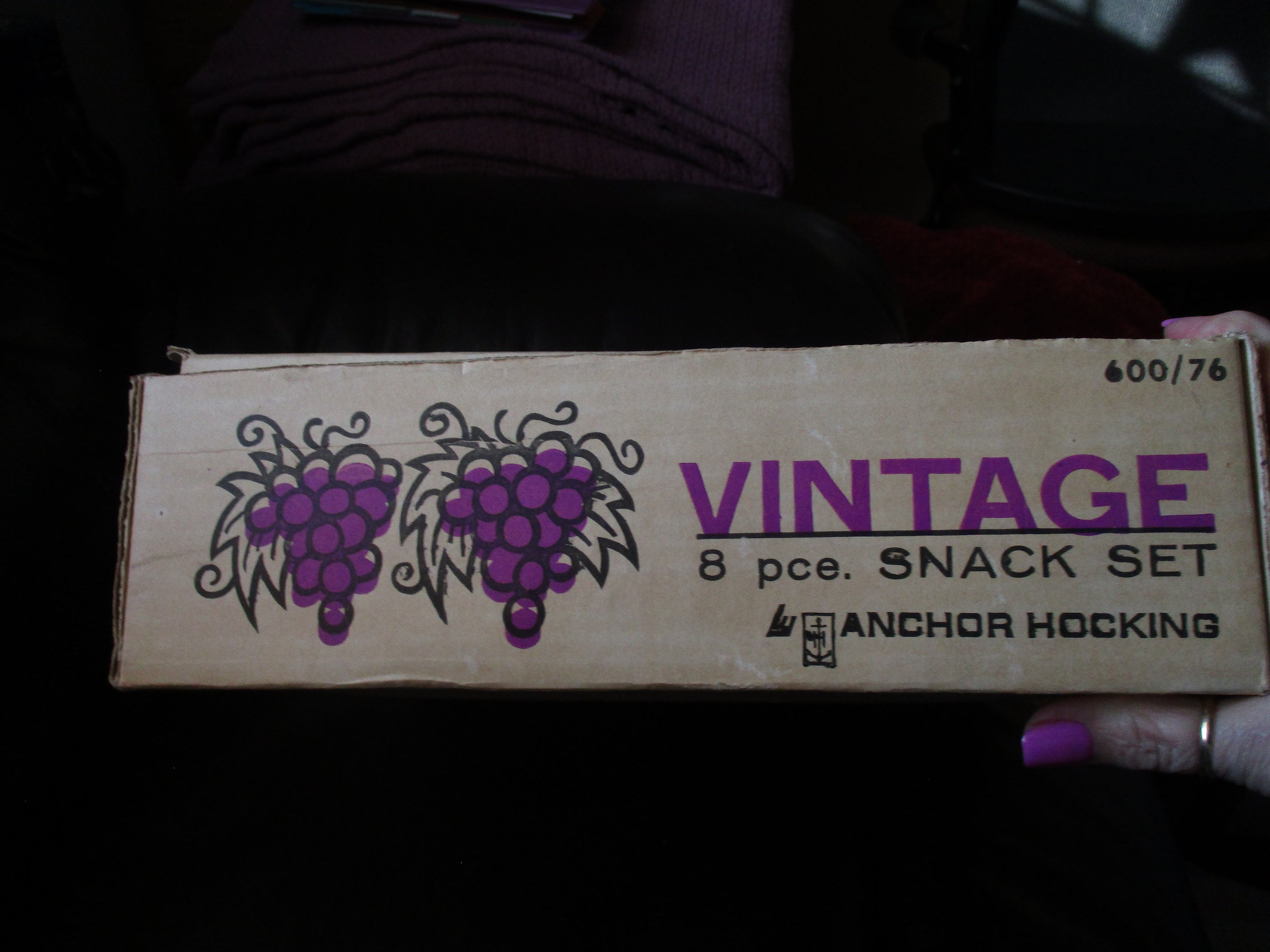 Vintage 8-piece Snack Set in Original Box - Etsy