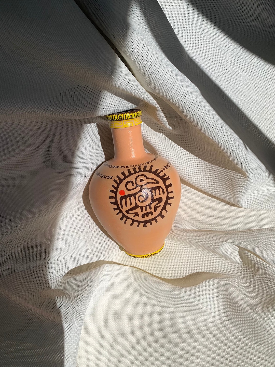 Unique Aztec Jug/vase, Pottery, Mesoamerica, Eagle Stamp, Maya, Inca ...