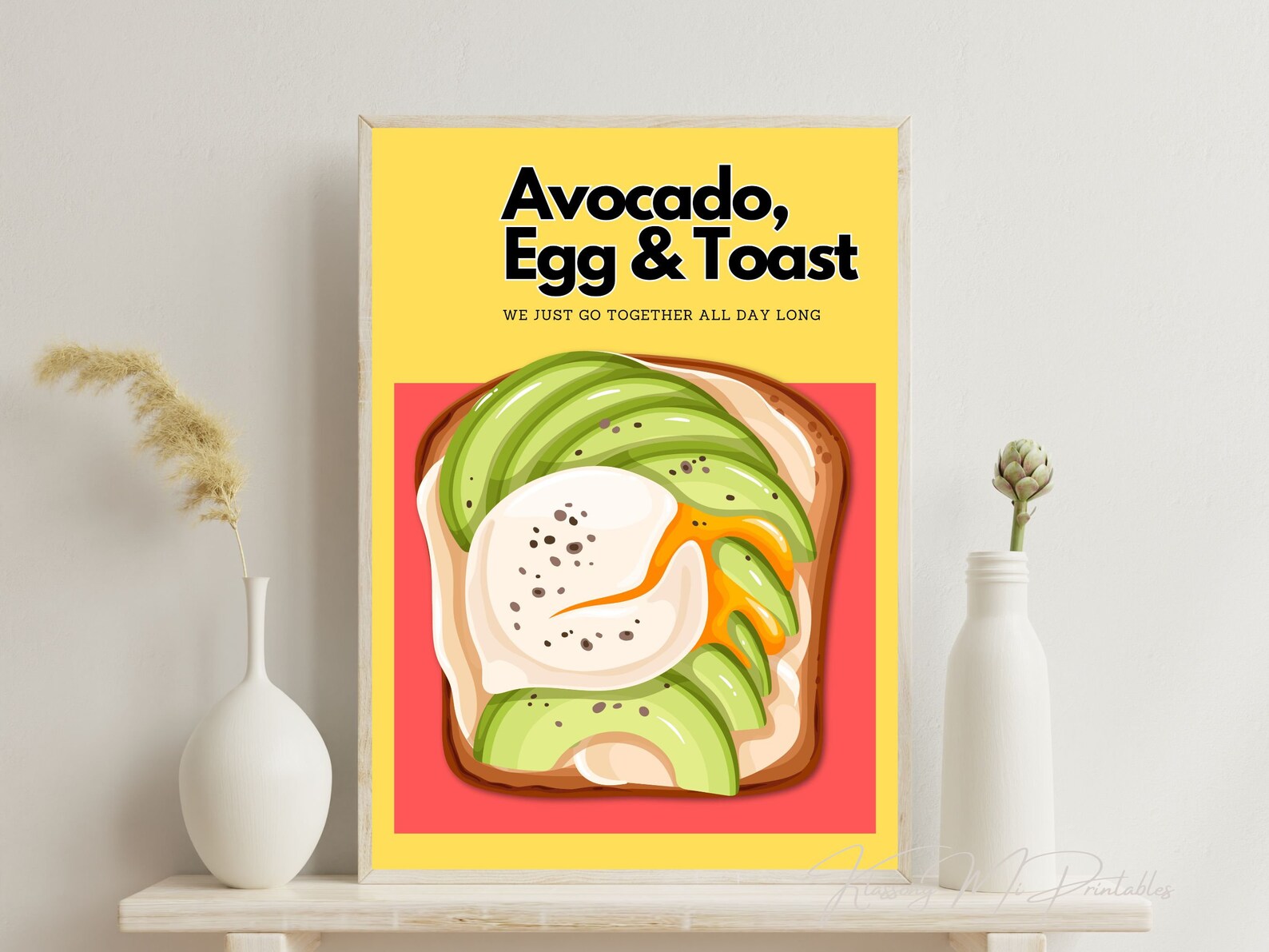 Wholesome Trio of Avocado Egg & Toast and We Just Go Together All Day ...