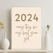 2024 May This Be My Best Year yet Slogan Print New Year Beige - Etsy