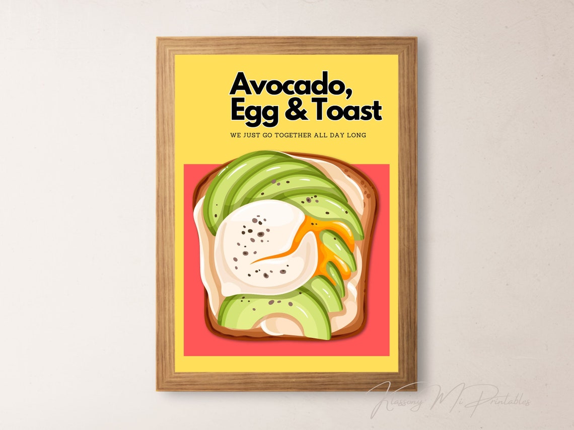 Wholesome Trio of Avocado Egg & Toast and We Just Go Together All Day ...