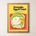 Wholesome Trio of Avocado Egg & Toast and We Just Go Together All Day ...