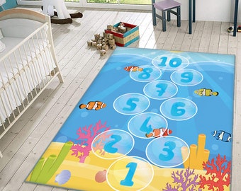 Underwater Fish Rug - Etsy