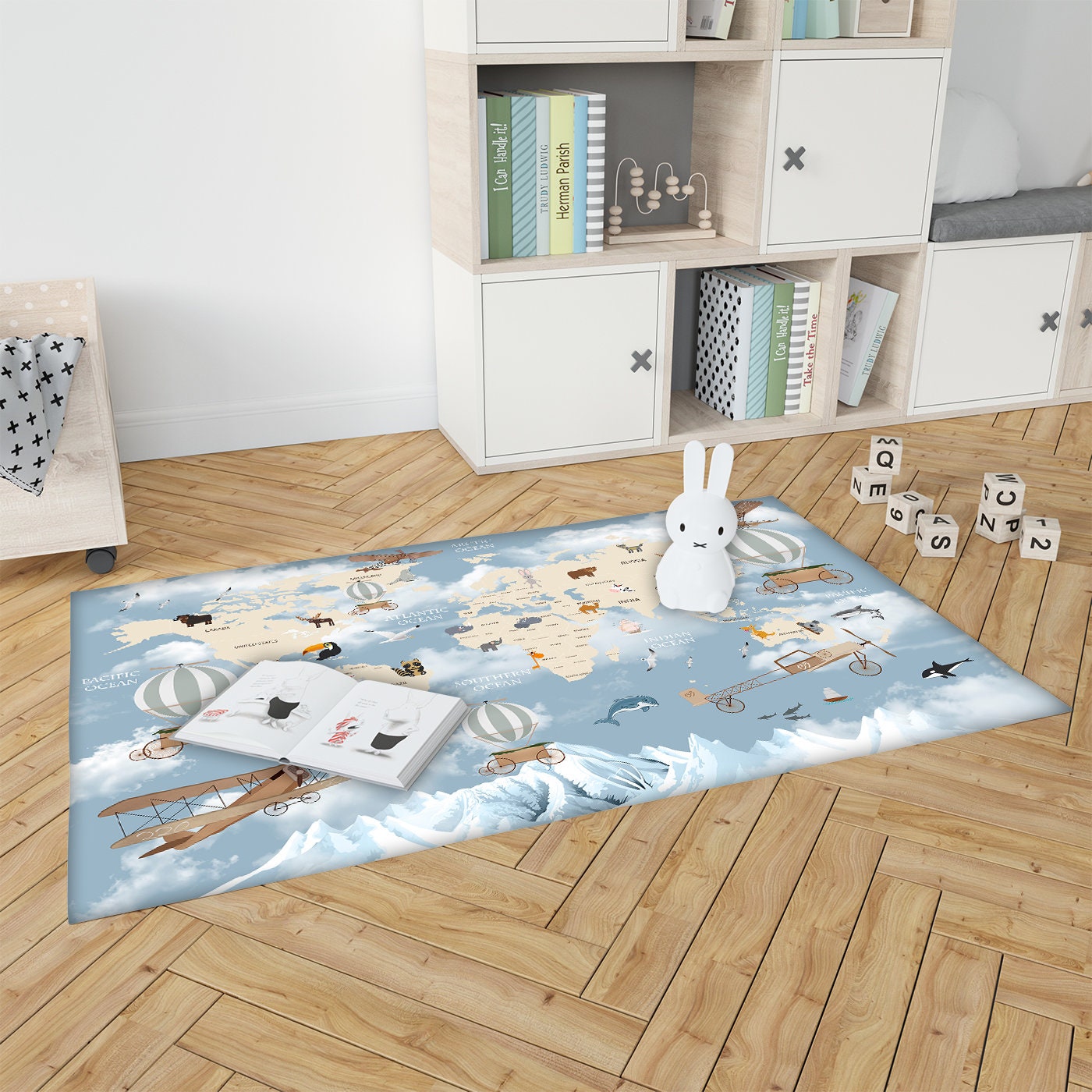 World Map Children's Carpet Map Model Carpet Countries - Etsy