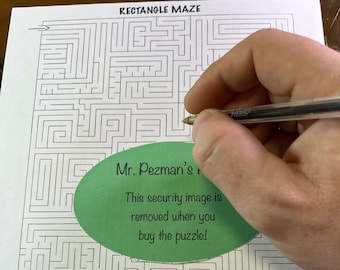 Printable PDF APPLE Maze Puzzle Adult Level Difficulty Download + Free ...