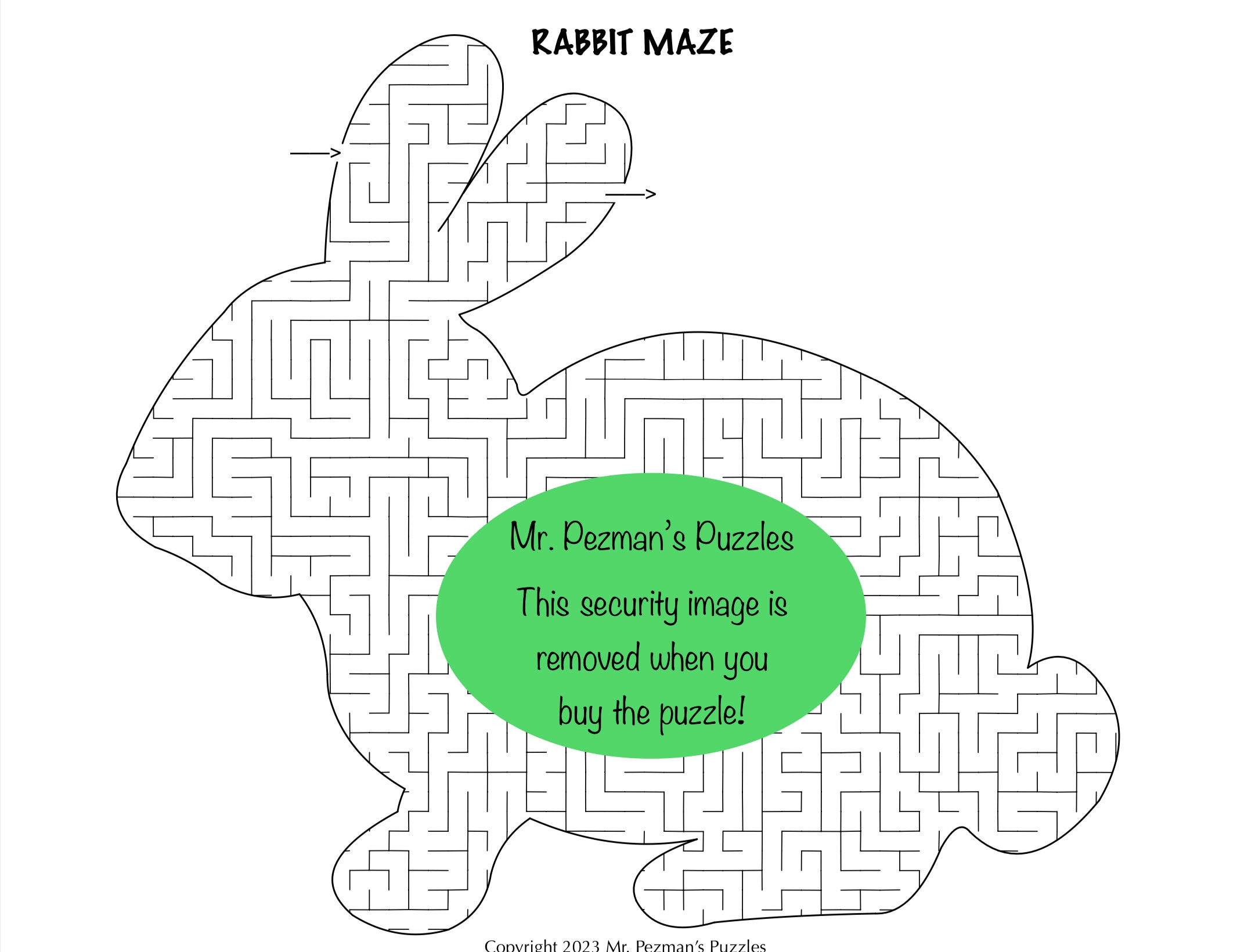 18 Printable Mazes - Unicorn T-rex Heart Rabbit Turtle Cat + More - PDF ...