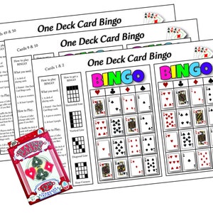One Deck Card BINGO! Printable - Etsy