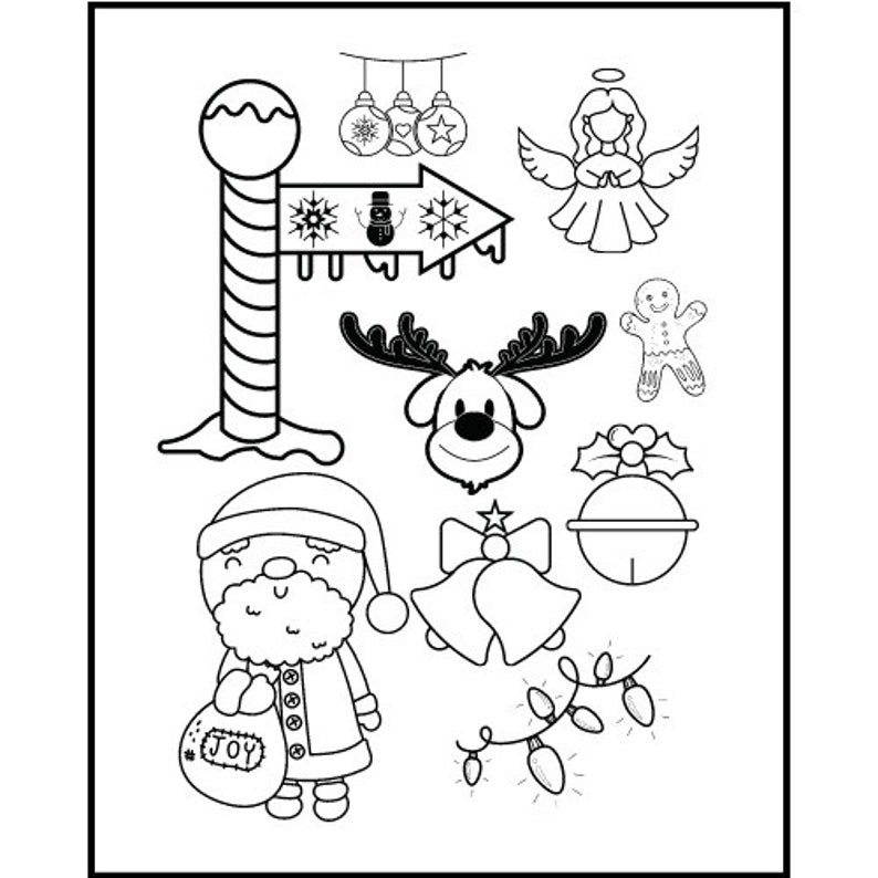 Christmas Activity Pack - 18 Pages - Etsy