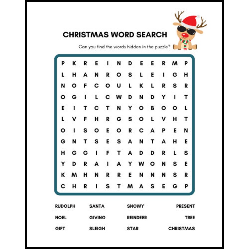 Christmas Activity Pack - 18 Pages - Etsy