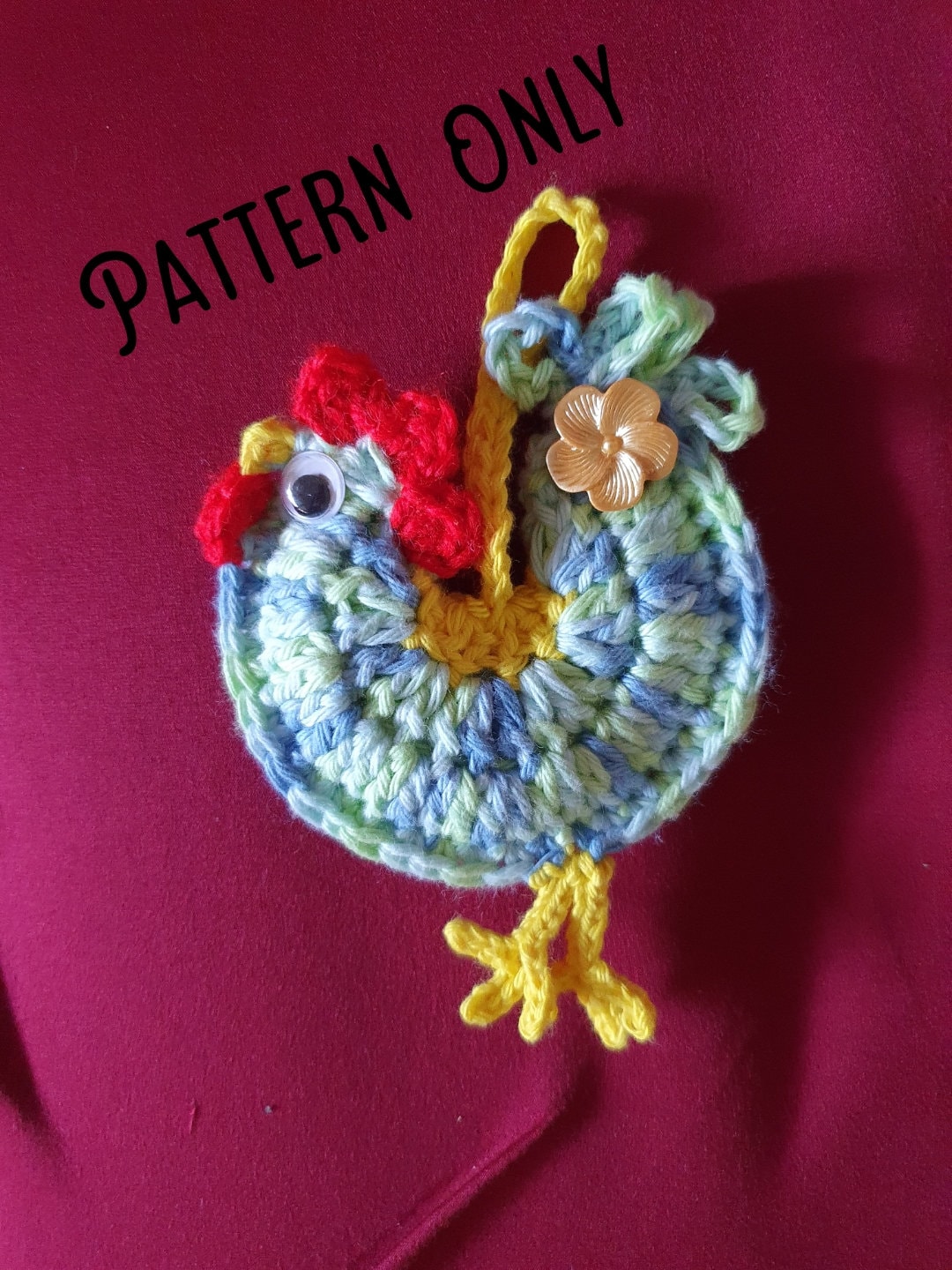 Crochet Rooster (pattern Only) - Etsy