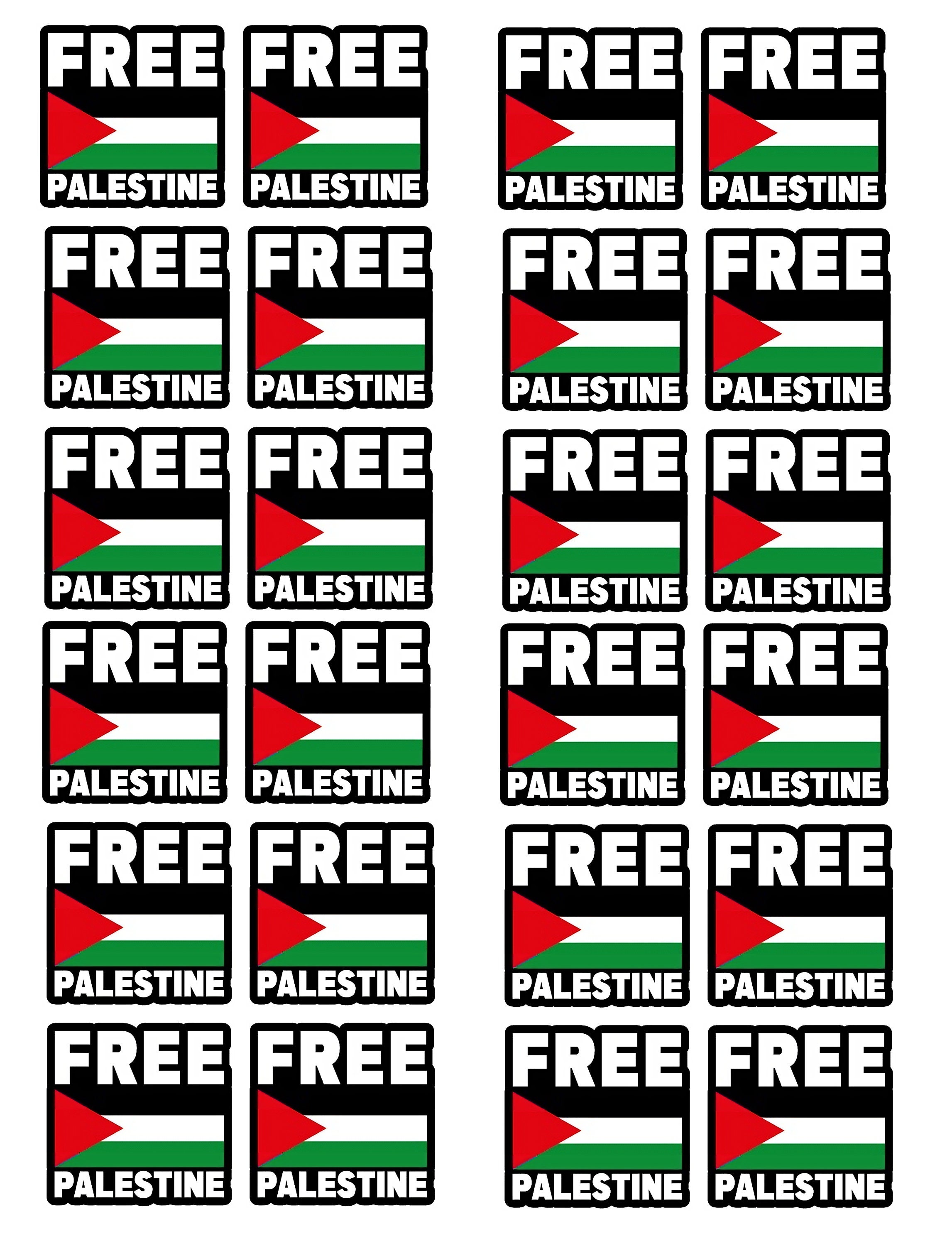 Free Palestine Stickers Palestine Flag - Etsy