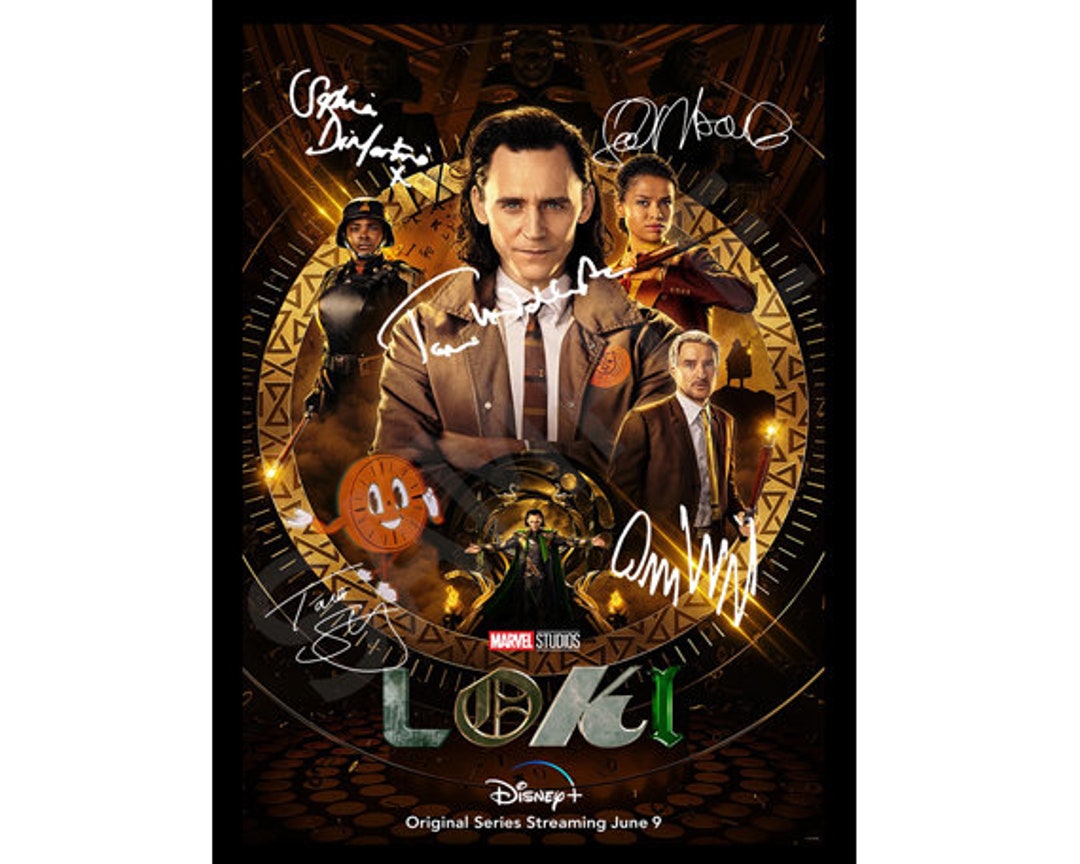 Loki Original Poster With Cast Signatures A4 - Etsy