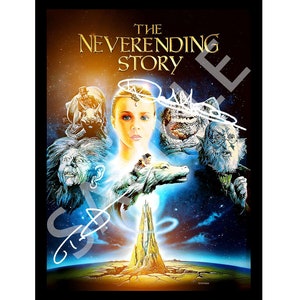 The Neverending Story Original Movie Poster With Cast - Etsy