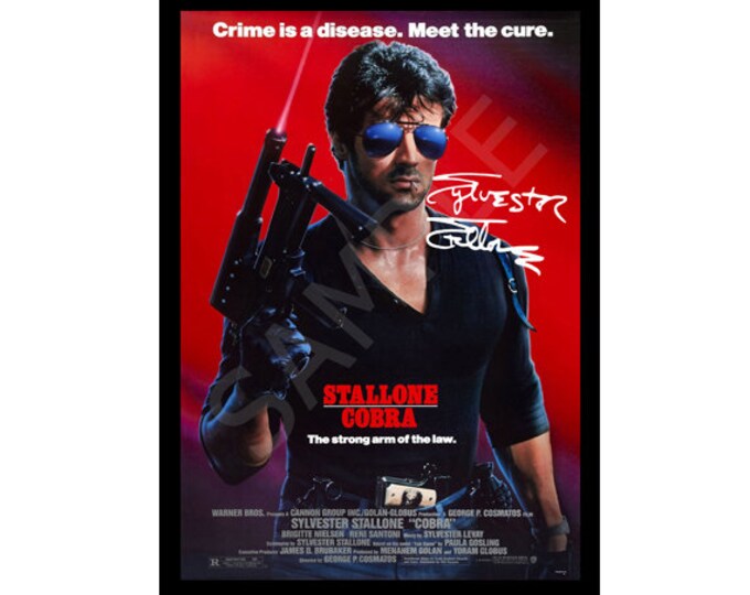 Cobra Original Movie Poster With Cast Signatures A4 - Etsy