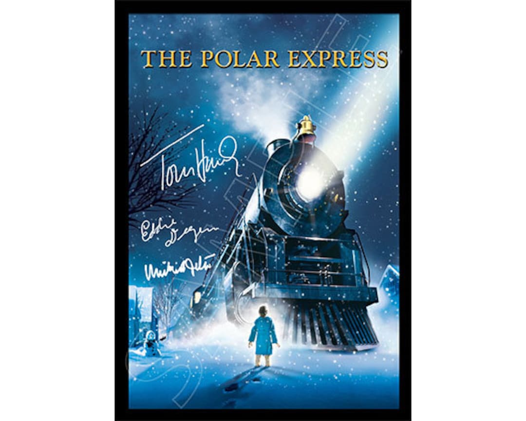 Polar Express Original Movie Poster With Cast Signatures A4 - Etsy