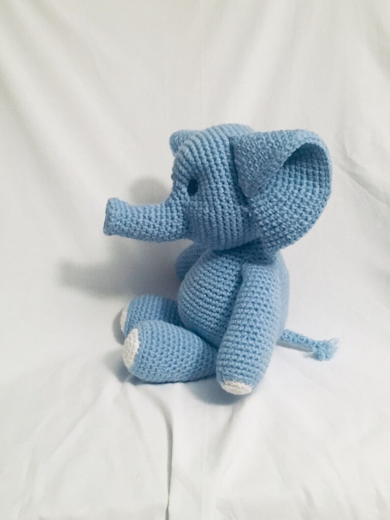 Stuffed Crochet Elephant - Etsy