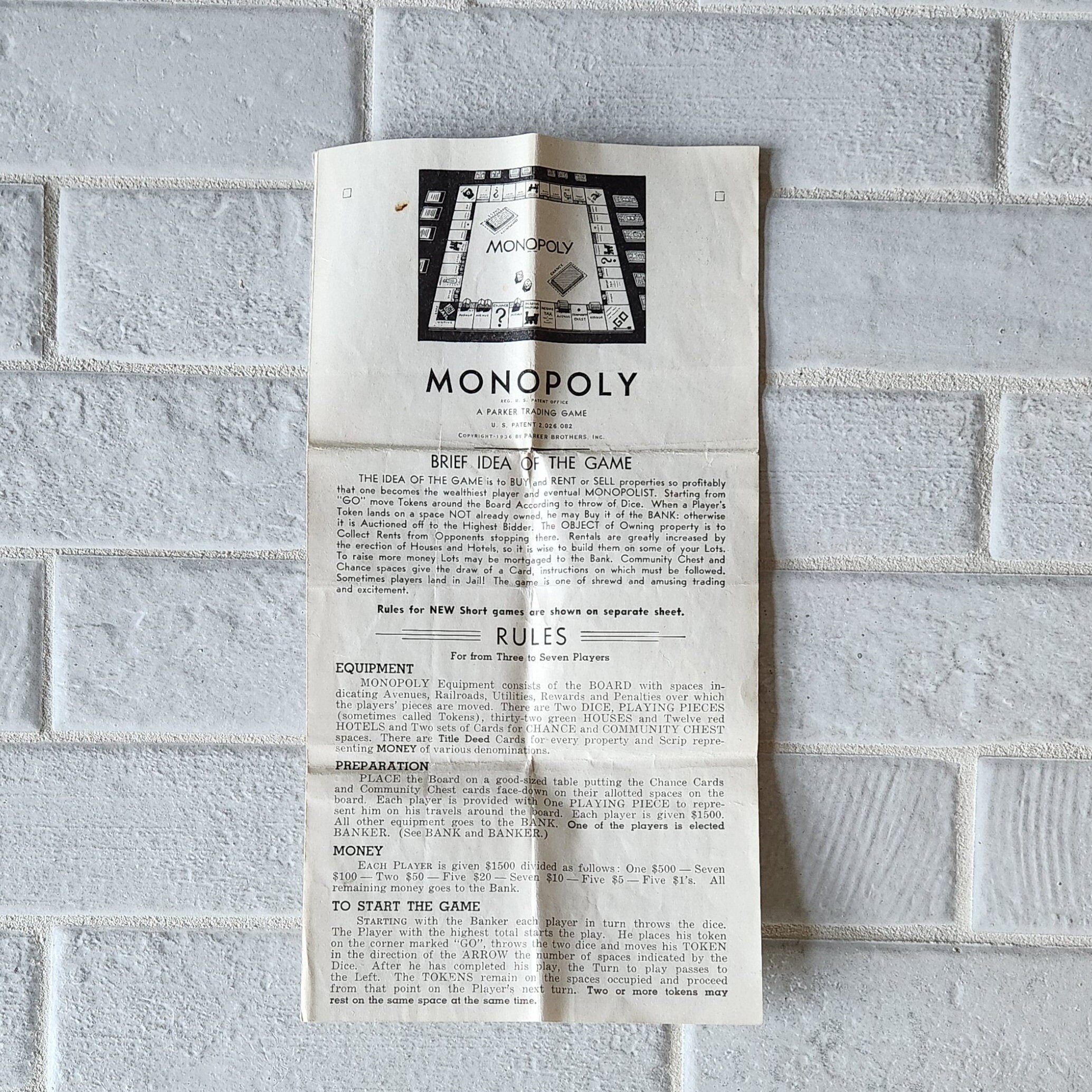 Display and Play 1941 Monopoly Handmade Framed Board Game - Etsy