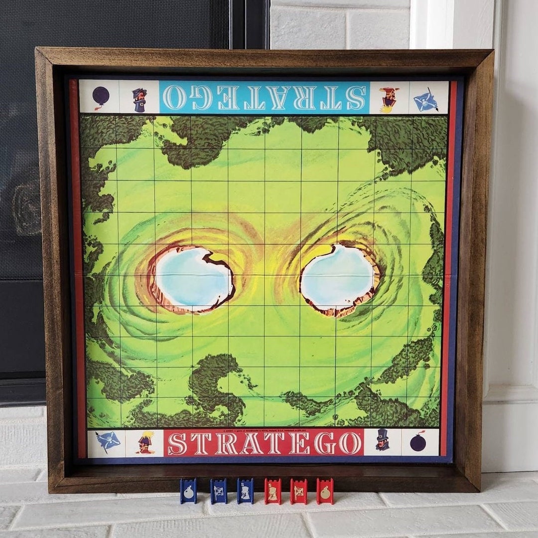 Display and Play 1977 Stratego Framed Board Game - Etsy