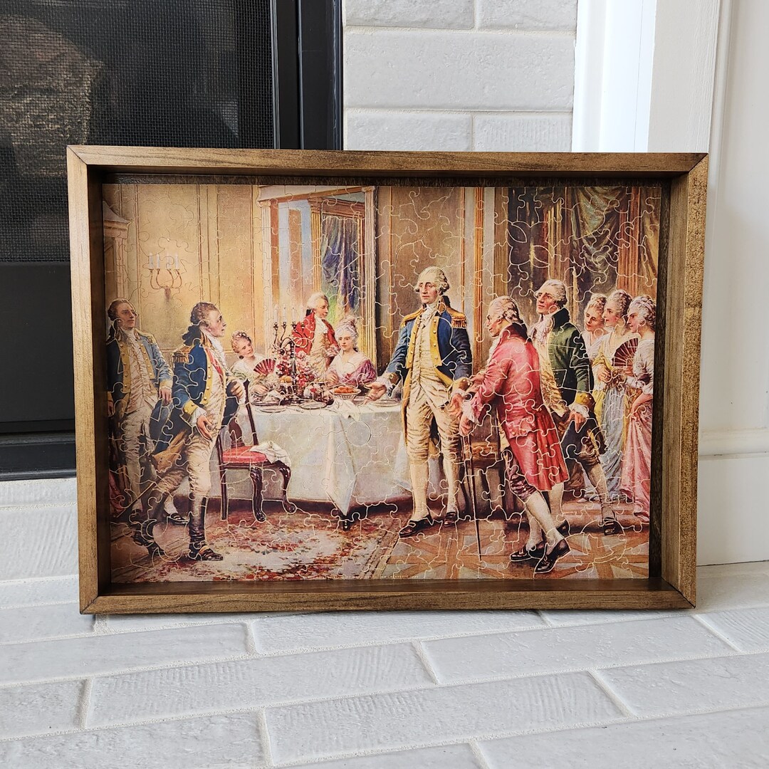 1939 Pastime Puzzle the First Meeting of Washington and - Etsy