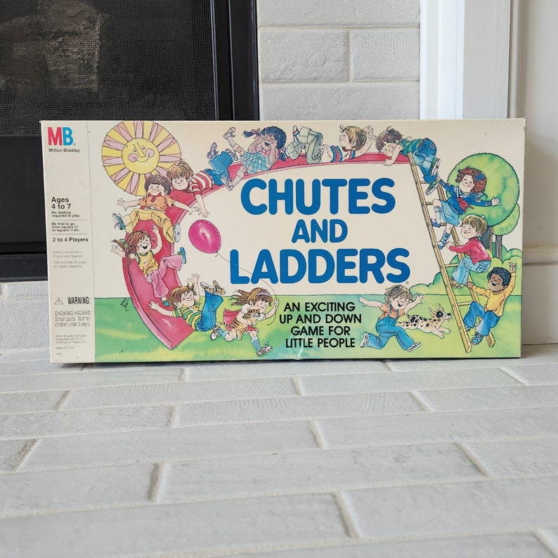 Display and Play 1979 Chutes and Ladders Handmade Framed Board Game - Etsy