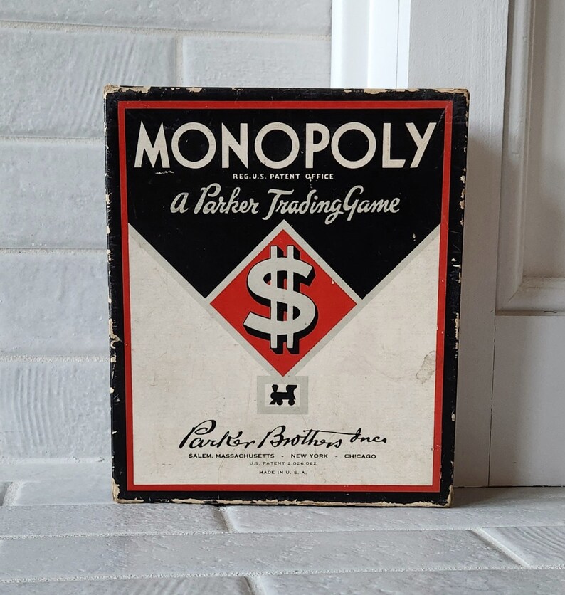 Display and Play 1941 Monopoly Handmade Framed Board Game - Etsy
