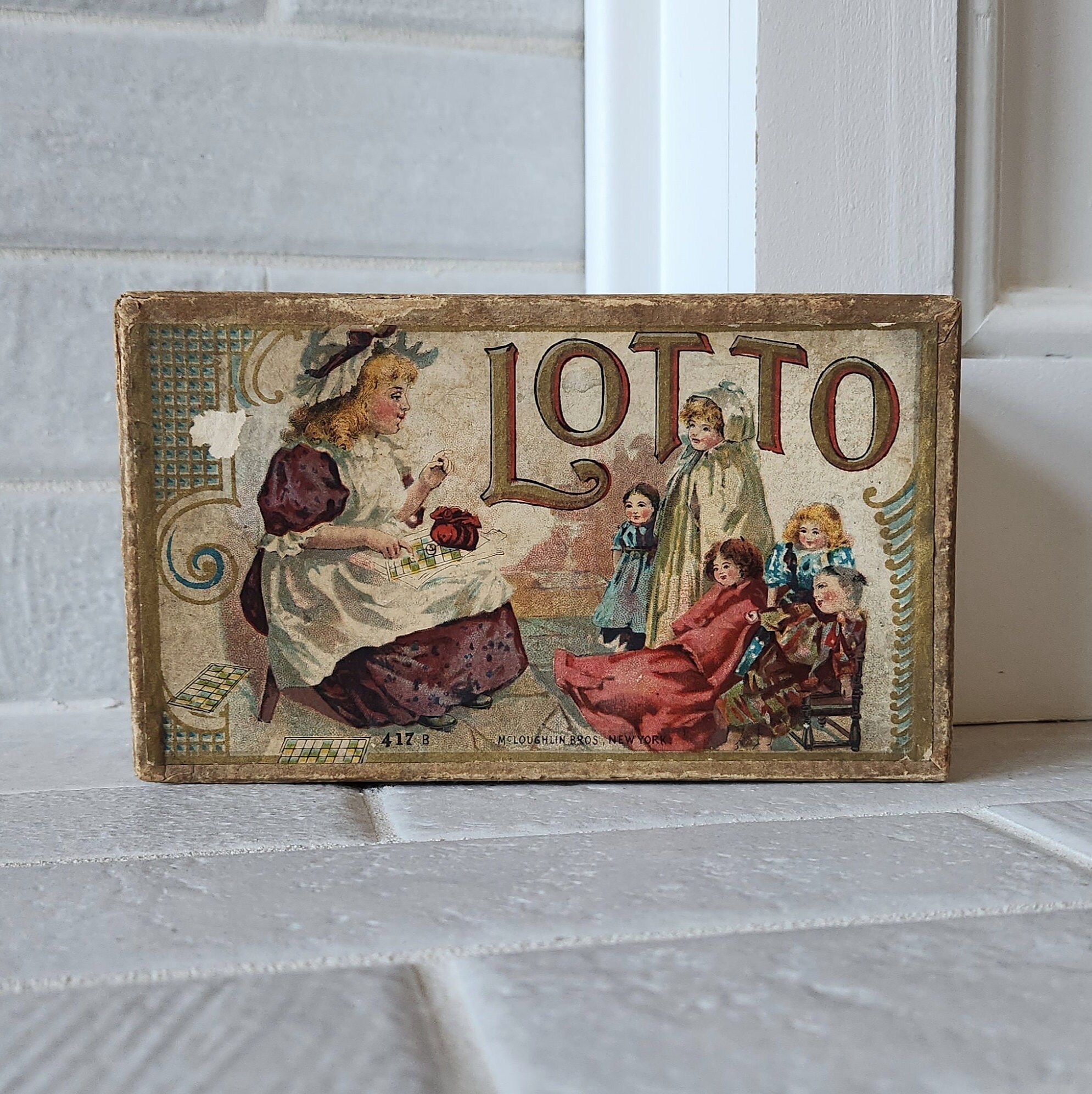 1899 Mcloughlin Brothers Lotto Game Number 417B - Etsy