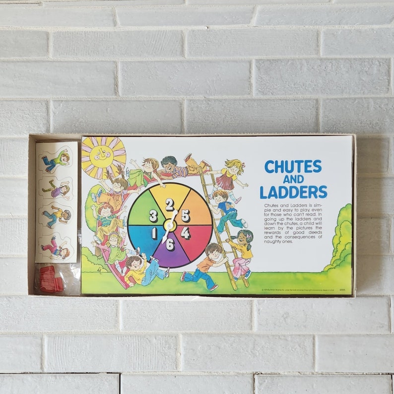 Display and Play 1979 Chutes and Ladders Handmade Framed Board Game - Etsy