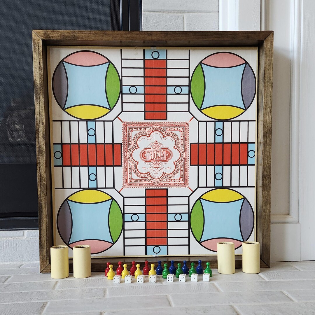 Display and Play 1964 Parcheesi Handmade Framed Board Game - Etsy